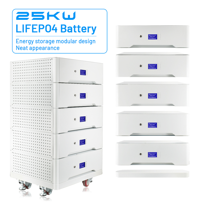 48V 600Ah Stackable Battery Pack 30kwh Lifepo4 Battery 51.2v Lithium ...