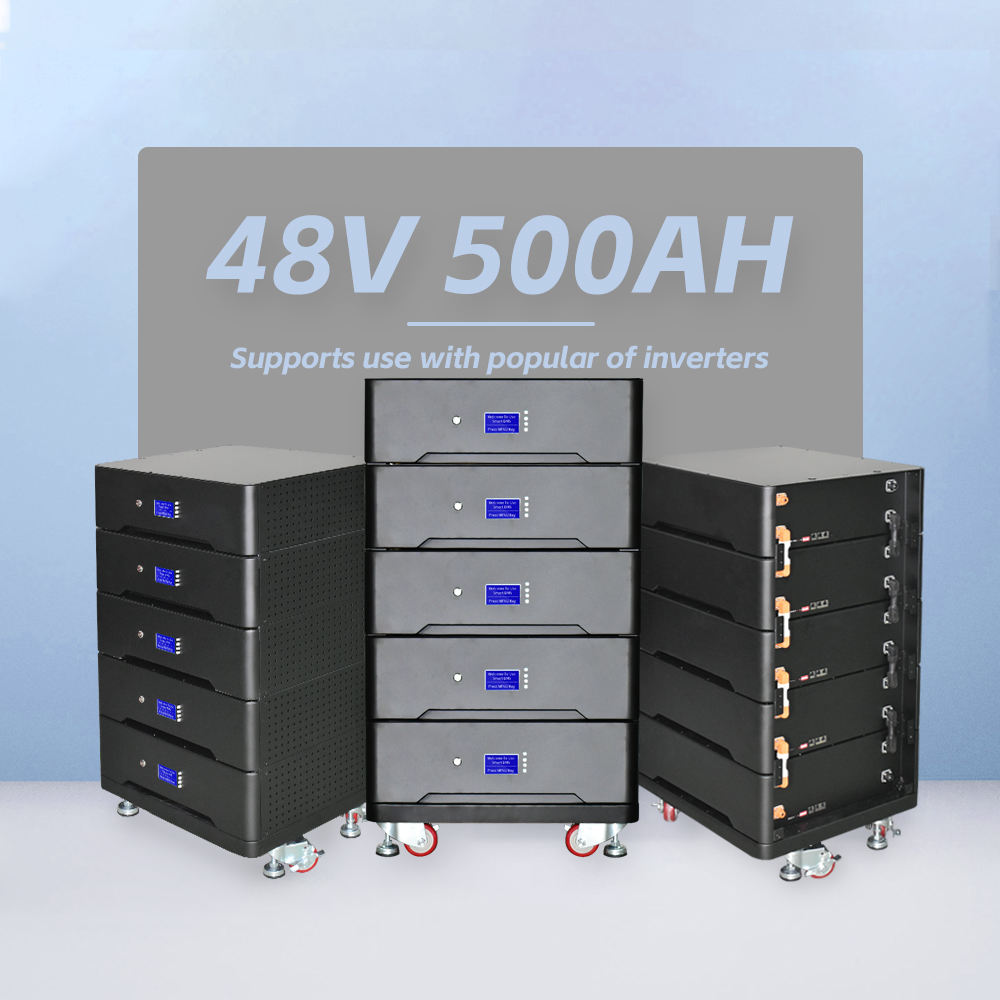 Lifepo4 48v 200ah Lithium Battery 51.2v 500ah Home Rack Stacked Modular Energy Storage Battery ...