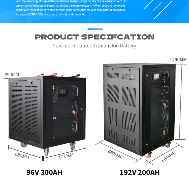 Premium High voltage 192V 240V 384V 480V 512V 100ah 200ah Lithium Battery 10kwh 20kwh 30kwh ...
