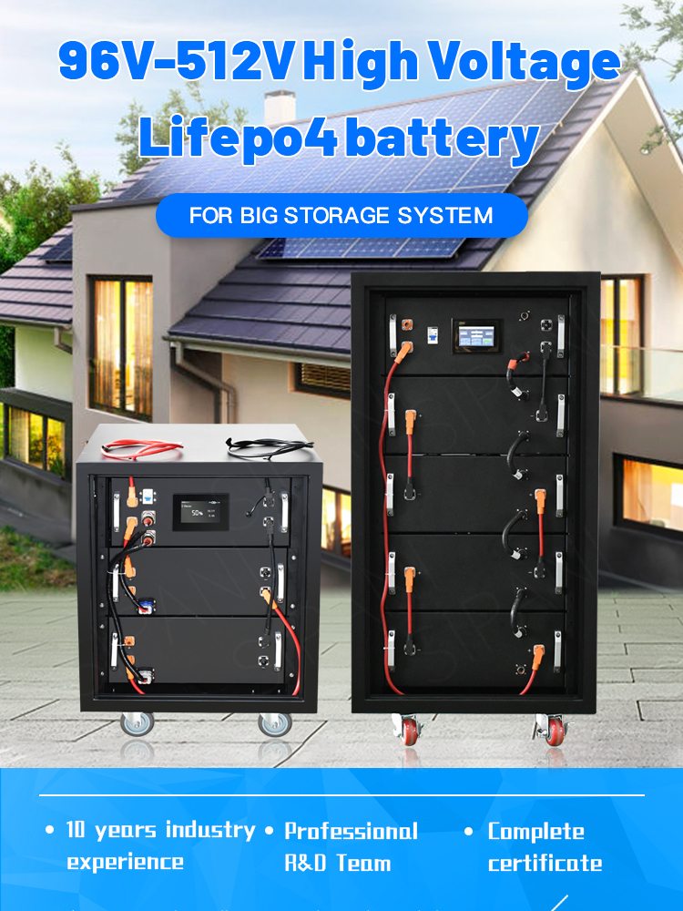 Premium High voltage 192V 240V 384V 480V 512V 100ah 200ah Lithium Battery 10kwh 20kwh 30kwh ...